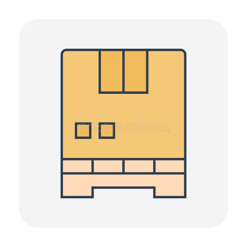 Carton stock vector. Illustration of delivery, product - 55715826