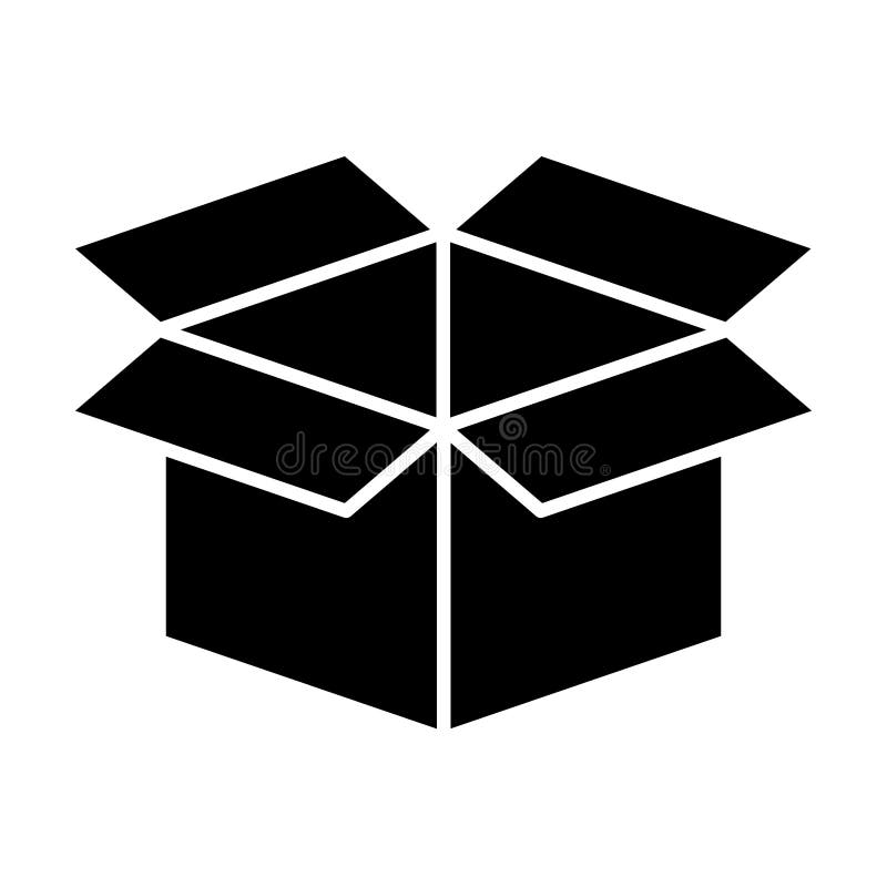 Carton box packing icon stock vector. Illustration of merchandise ...