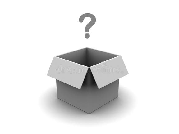 Question Mark Cardboard Box Stock Illustrations – 787 Question Mark ...