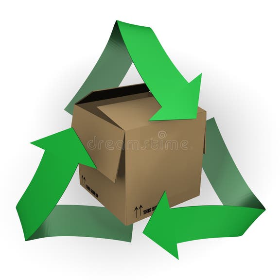 Carton Box Recycling Symbol Stock Illustrations – 1,477 Carton Box ...
