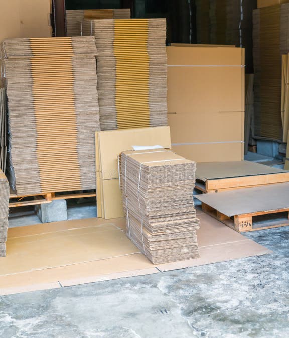 Carton Boxes Package before Assembly . ( Filtered Image Process Stock ...