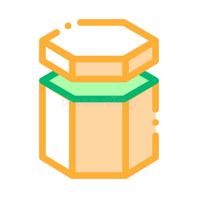 Hexagonal Container Stock Illustrations – 290 Hexagonal Container Stock ...
