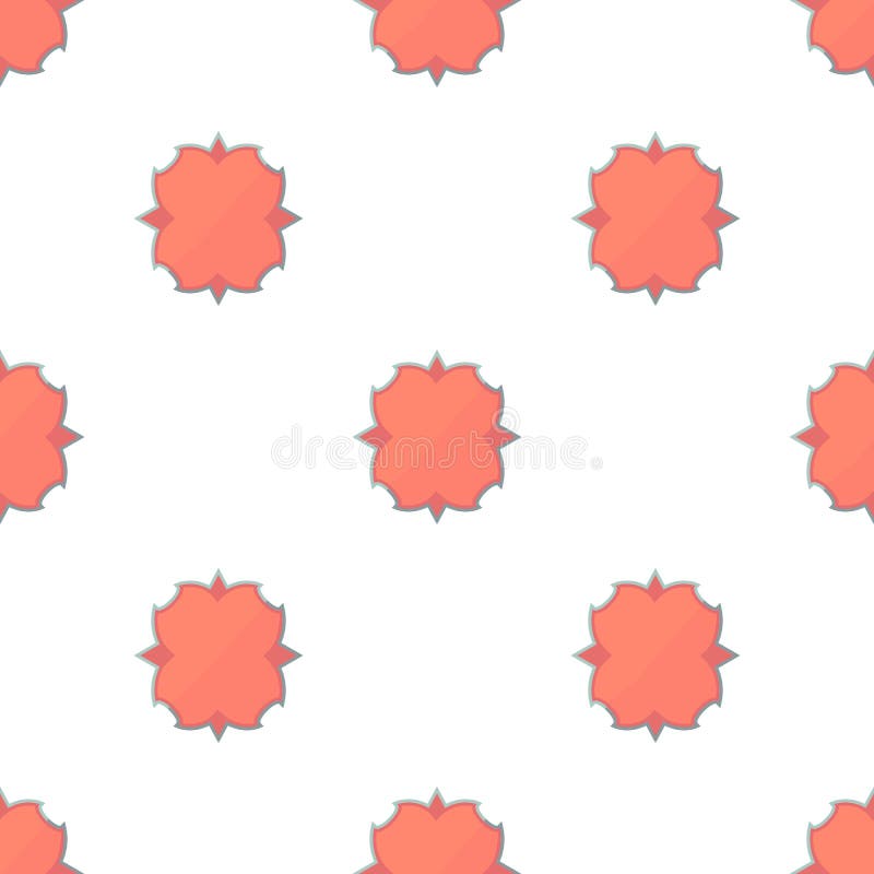 Carton Emblem Pattern Seamless Vector Stock Vector - Illustration of ...