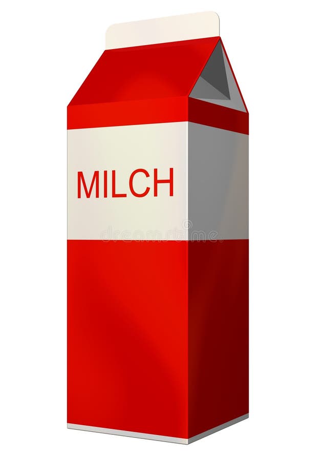 Carton of Milk stock illustration. Illustration of cold - 6823004