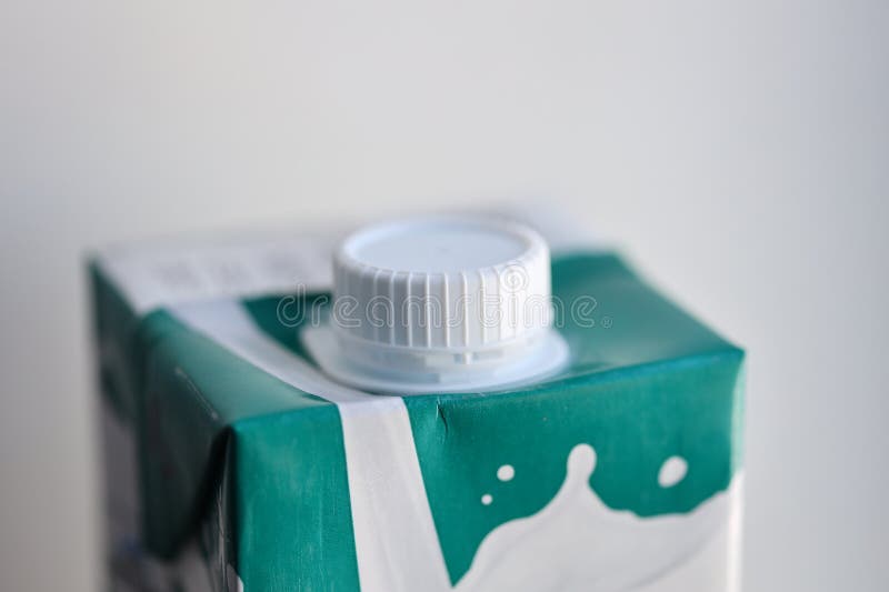 A Carton of Milk Placed on a Table, Perfect for Food or Kitchen Scene ...