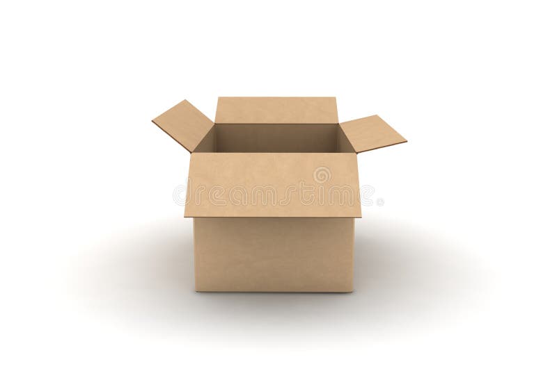 Carton vide illustration stock. Illustration du conception - 6430557