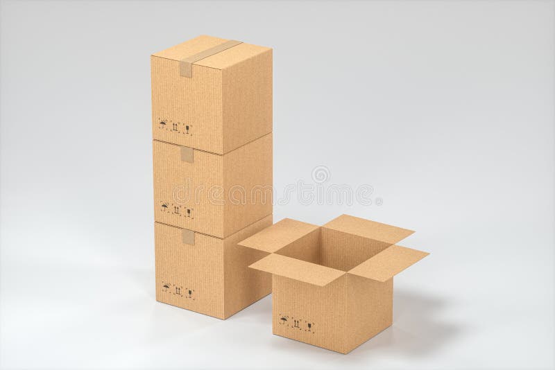 Empty Cartons Stock Illustrations – 272 Empty Cartons Stock ...