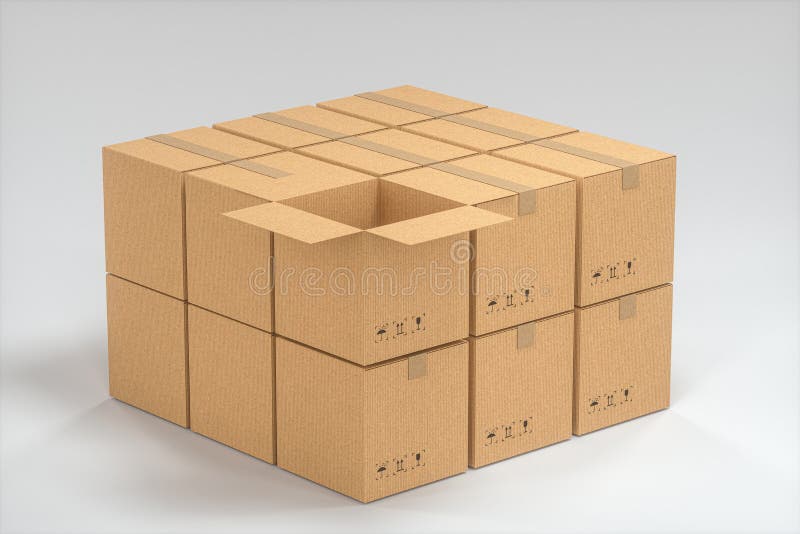 Empty Cartons Stock Illustrations – 272 Empty Cartons Stock ...