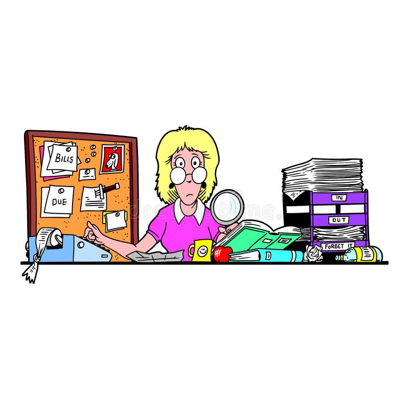 Accountant stock vector. Illustration of vector, character - 263654216