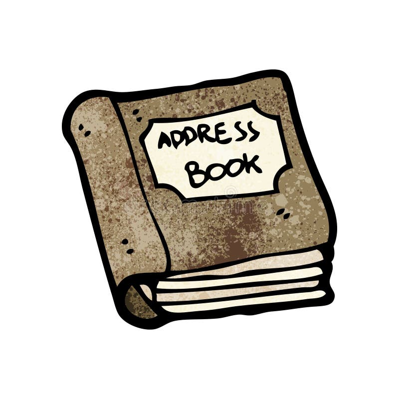 Cartoon address book stock vector. Illustration of character - 38058619