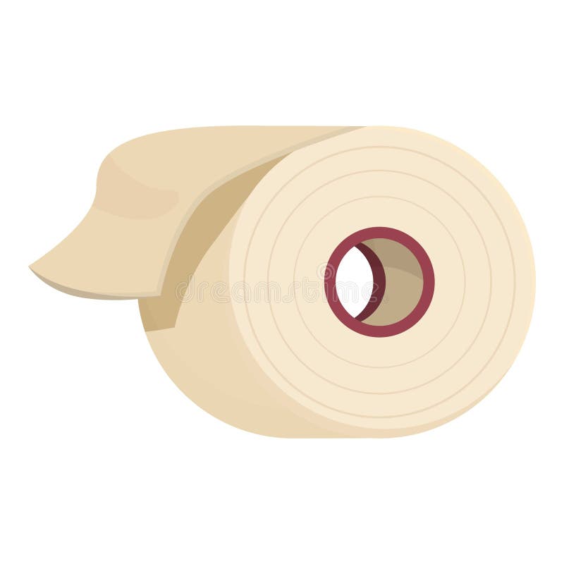 Cartoon Adhesive Tape Roll Illustration Stock Vector - Illustration of ...