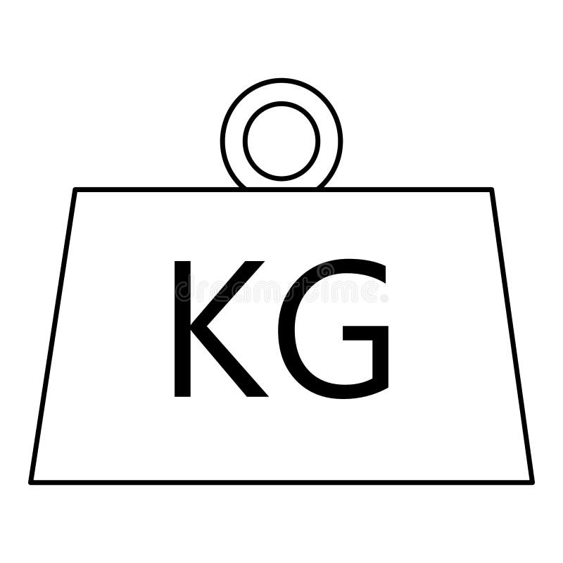 Cartoon weight stock vector. Illustration of flat, vector - 258310832