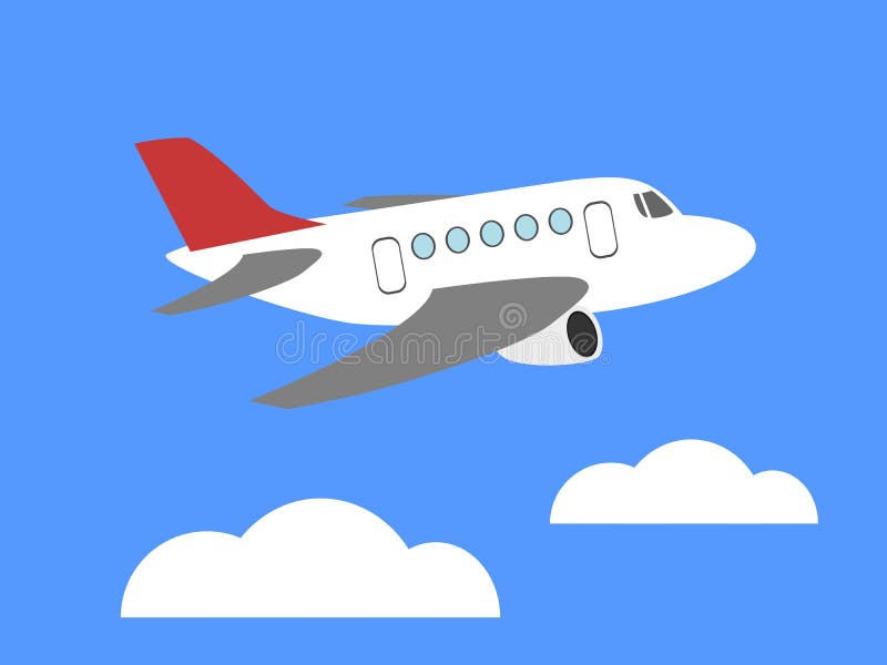 Cartoon airplane stock vector. Illustration of cartoon - 84651900
