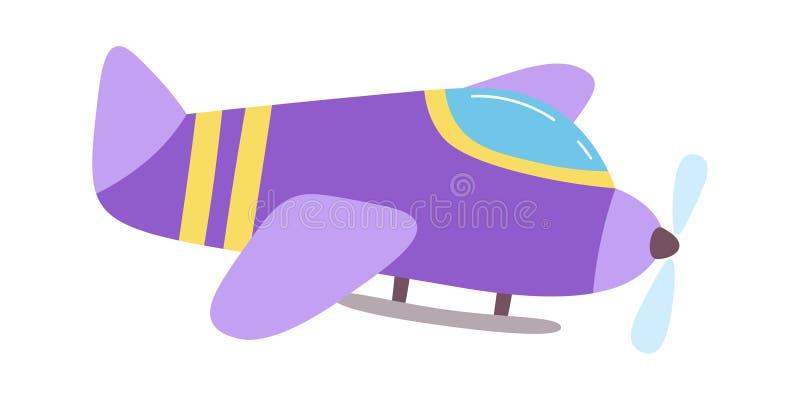 Cartoon Airplane Vehicle stock vector. Illustration of cartoon - 280799576