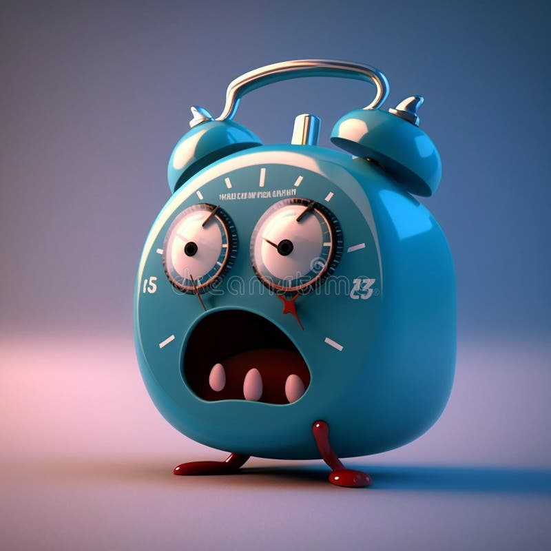 Angry Cartoon Alarm Clock at Robert Bader blog