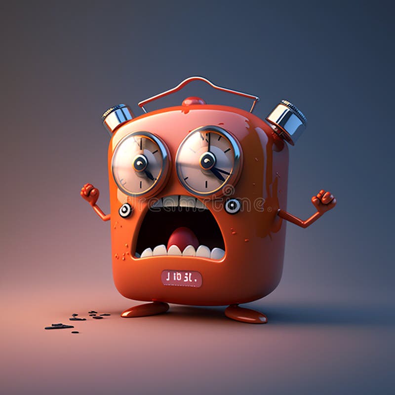 Angry Cartoon Alarm Clock at Robert Bader blog