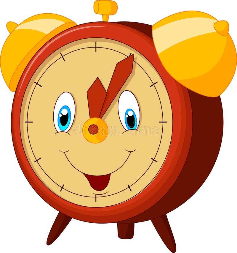Cartoon alarm clock stock vector. Illustration of bell - 49366731