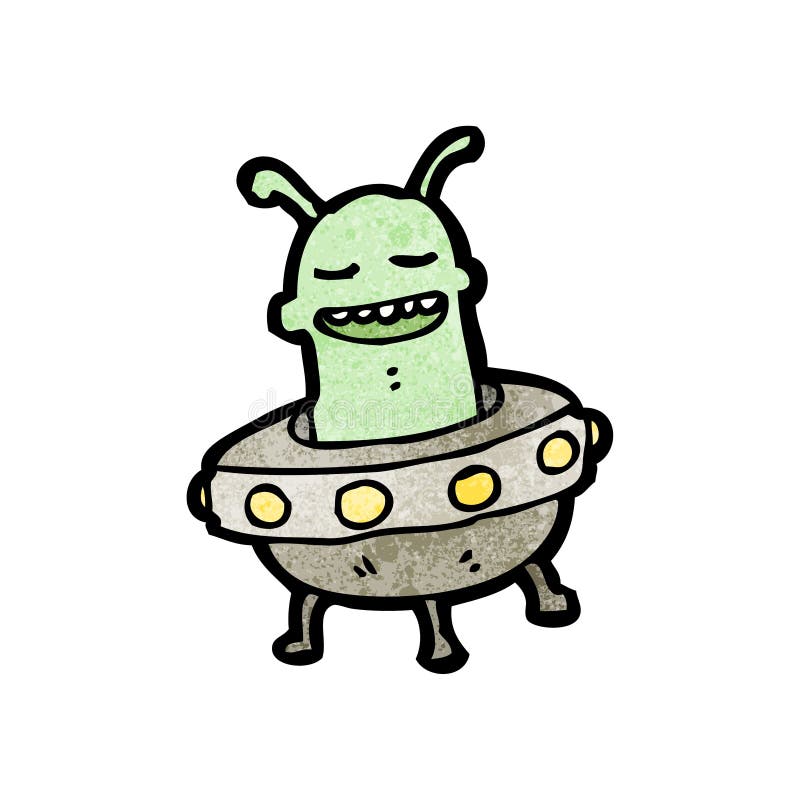 Cartoon alien stock vector. Illustration of doodle, cartoon - 38057938