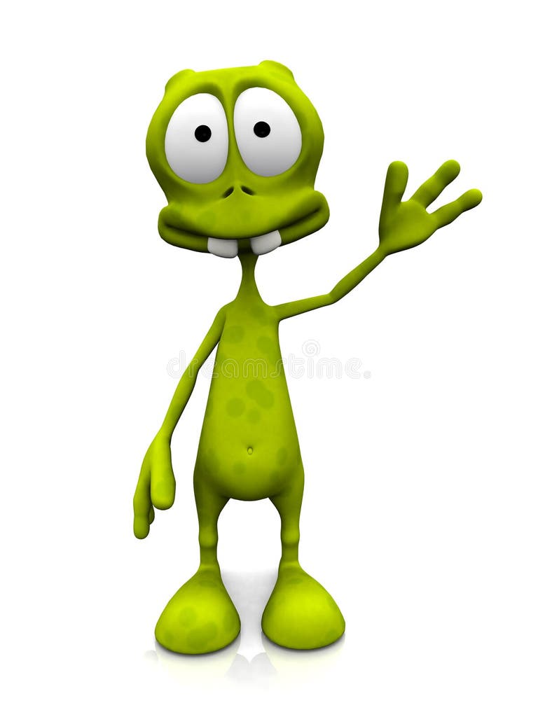 Cartoon Alien Waving Stock Illustrations – 2,309 Cartoon Alien Waving ...