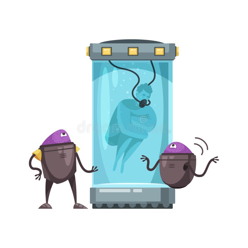 Cartoon Aliens Illustration Stock Vector - Illustration of mission ...