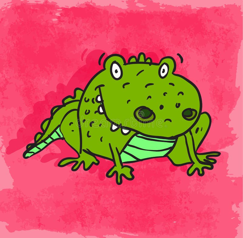 Cartoon Alligator Illustration , Vector Icon Stock Vector ...