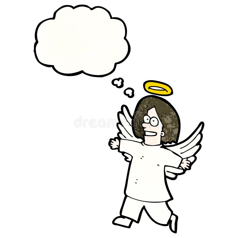 Cartoon angel stock vector. Illustration of cute, grunge - 38043996