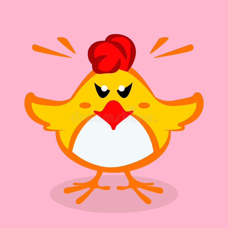 Scared Chicken Stock Illustrations – 266 Scared Chicken Stock ...