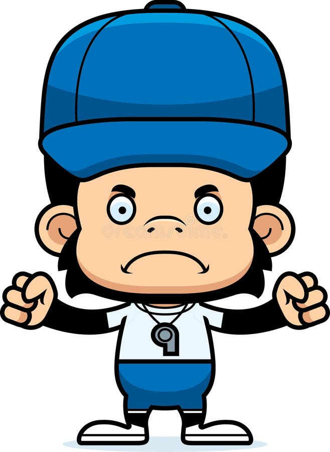 Angry Coach Clipart