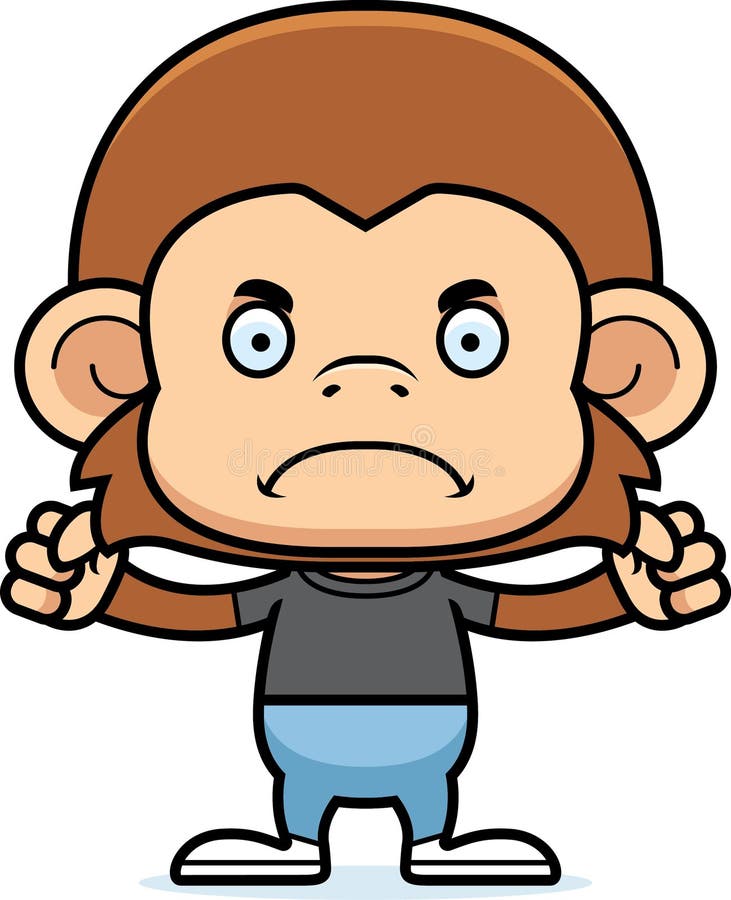 Angry Looking Monkey Stock Illustrations – 128 Angry Looking Monkey ...
