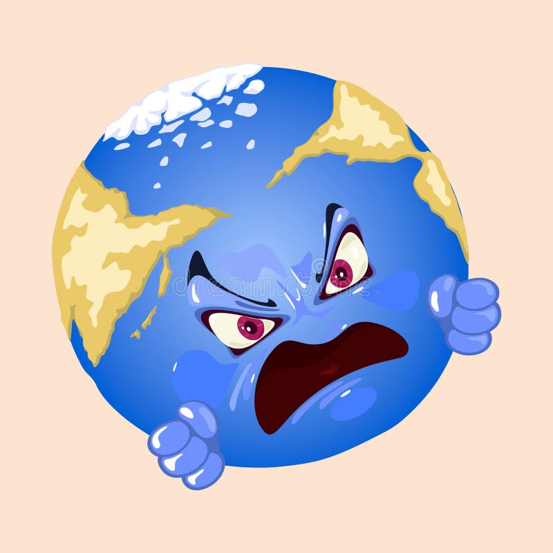 Cartoon Angry Planet Stock Illustrations – 576 Cartoon Angry Planet ...