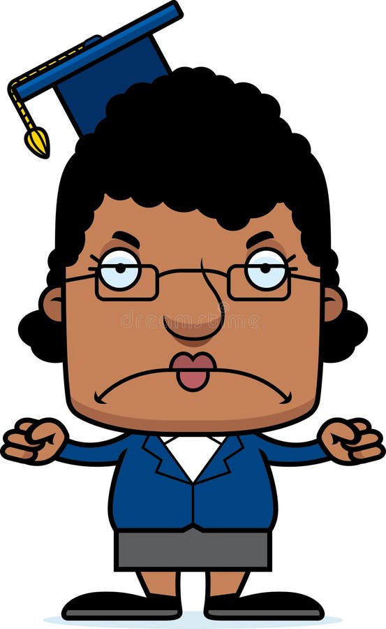 Female College Professor Cartoon