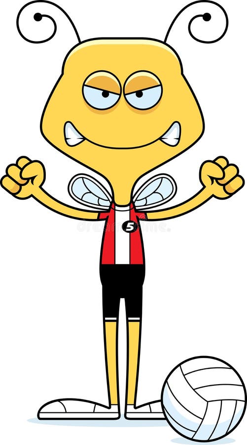 Angry volleyball set stock vector. Illustration of rage - 29884733