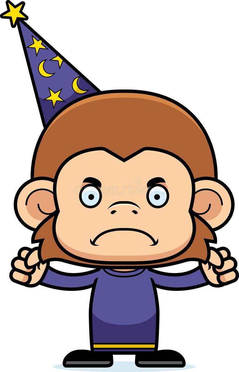Cartoon Angry Wizard Monkey Stock Illustrations – 4 Cartoon Angry ...