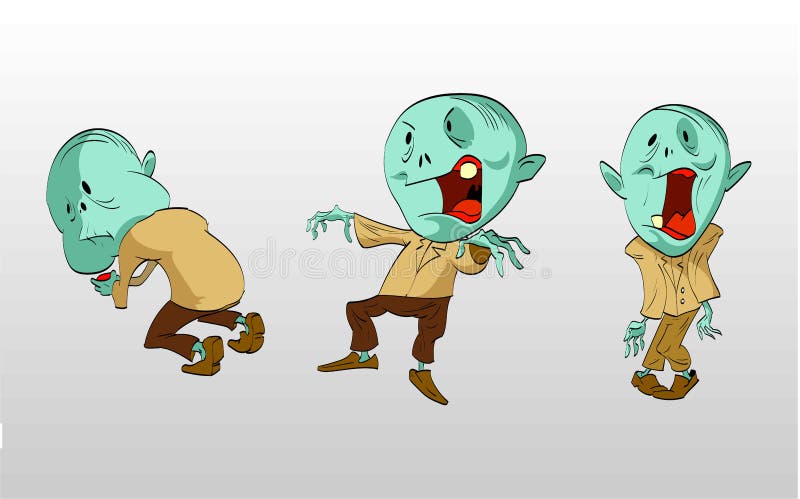 Chasing Zombies Stock Illustrations – 7 Chasing Zombies Stock ...