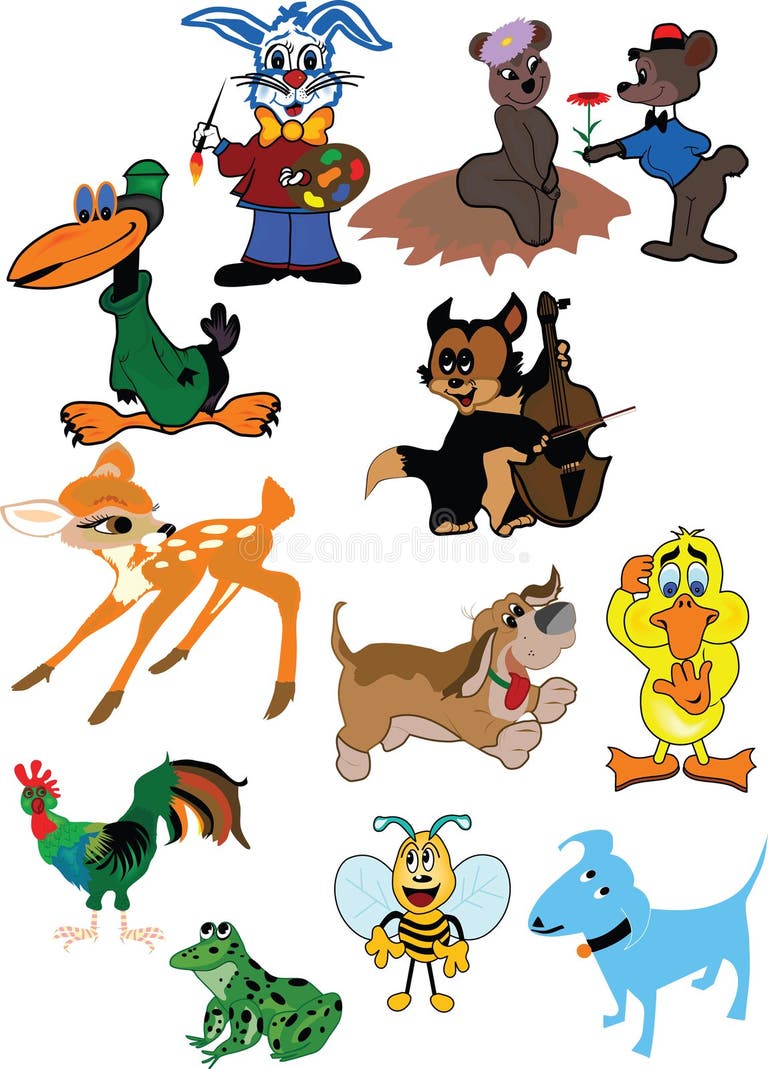 Cartoon Animal Tails Stock Illustrations – 3,480 Cartoon Animal Tails ...