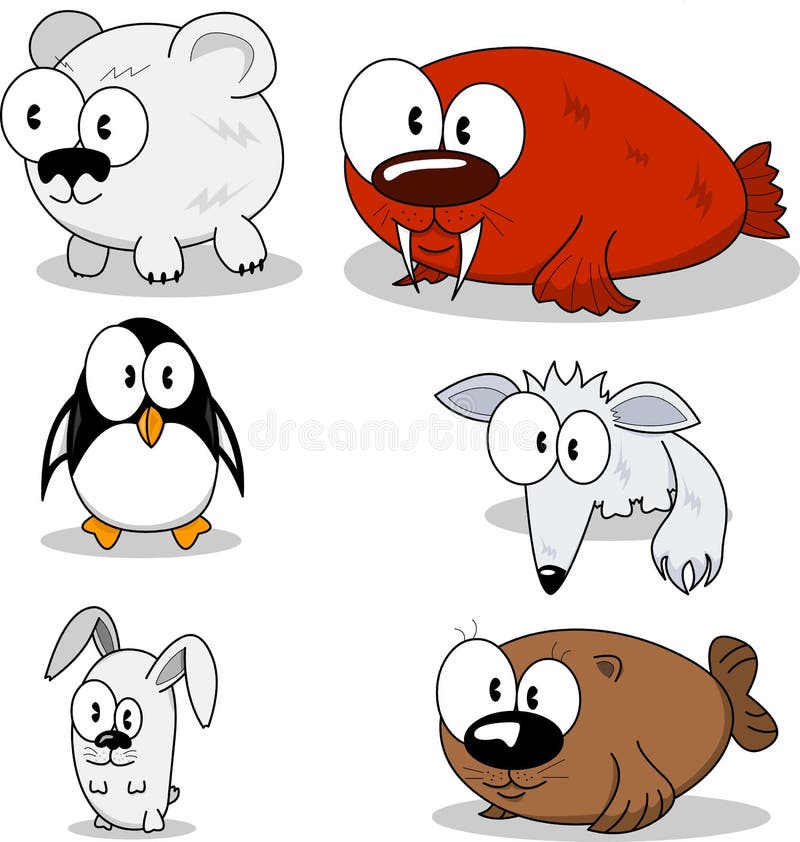 Cartoon animals stock vector. Illustration of cartoon - 8803411