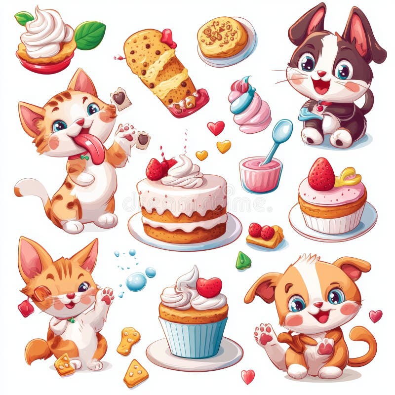 The Cartoon Animals in this Group are Eyecatching and Eye-catching ...