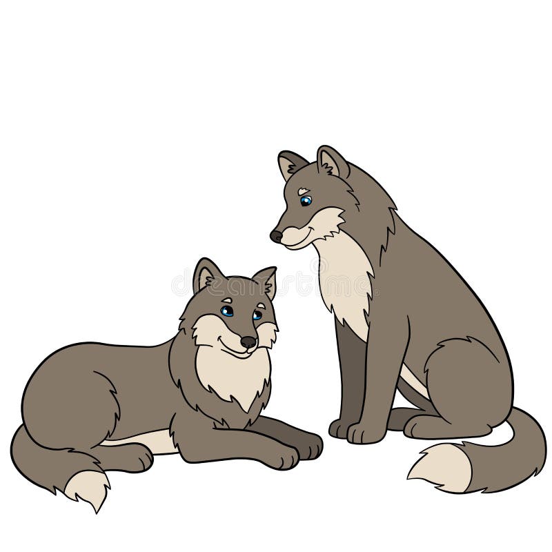 Two Wolves Stock Illustrations – 142 Two Wolves Stock Illustrations ...