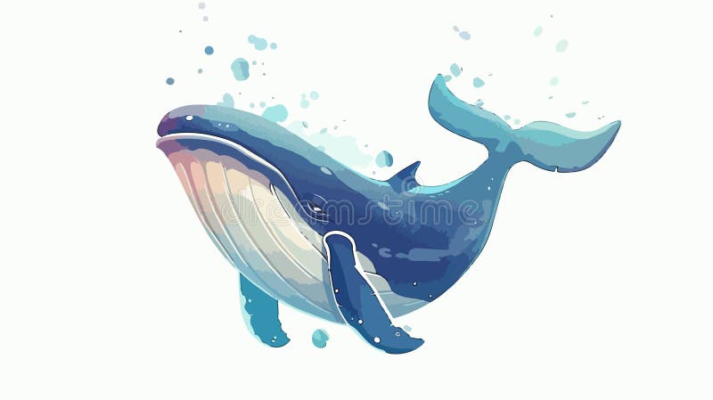 Cartoon Animation Vector Illustration of W Character - Colorful and ...