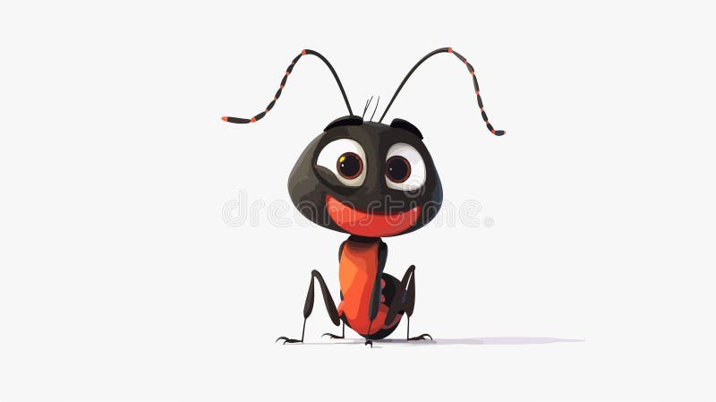 Cartoon Ant Animation Vector Illustration for Creative Design Projects ...