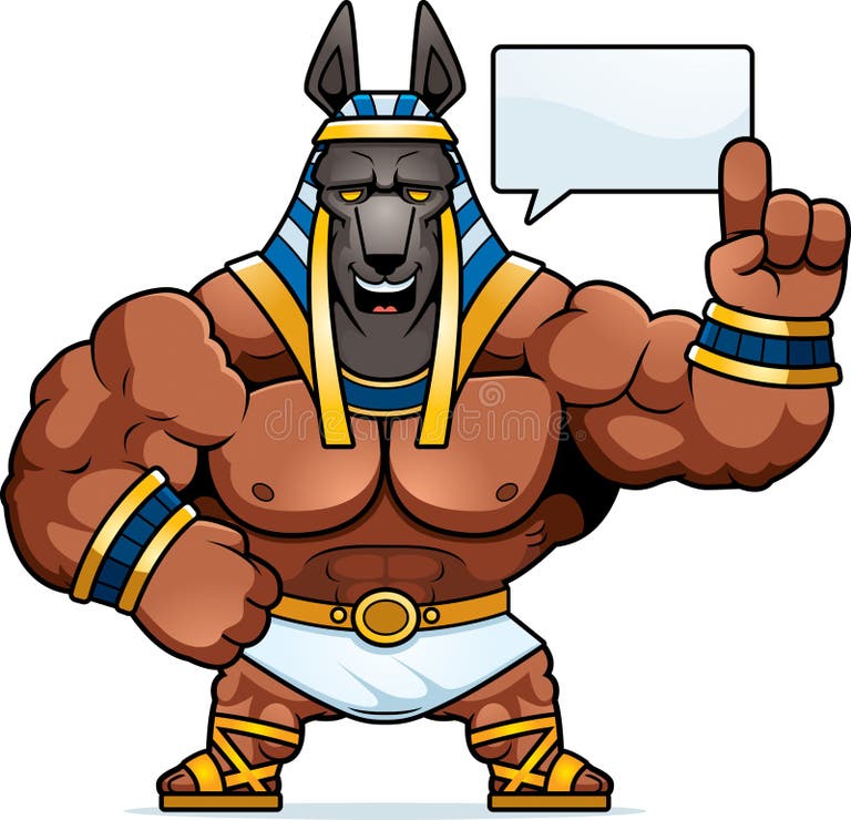 Cartoon Anubis Talking Stock Illustrations – 1 Cartoon Anubis Talking ...