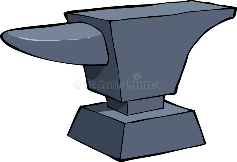 Cartoon Anvil stock vector. Illustration of cartoon, painting - 53745254