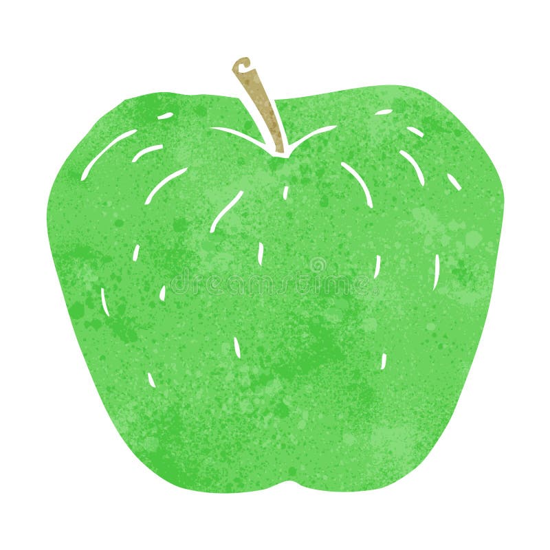 Cartoon apple stock illustration. Illustration of cute - 38138716