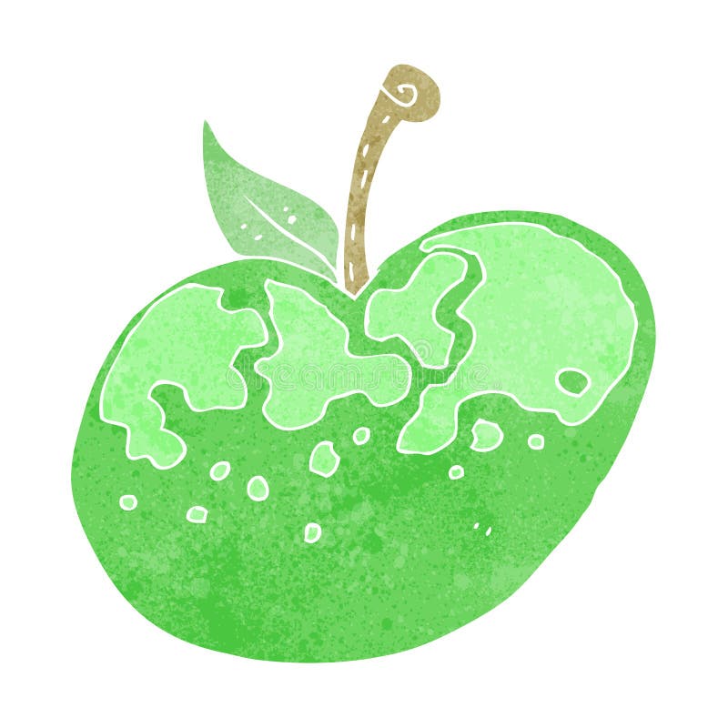 Cartoon apple stock illustration. Illustration of character - 38132050