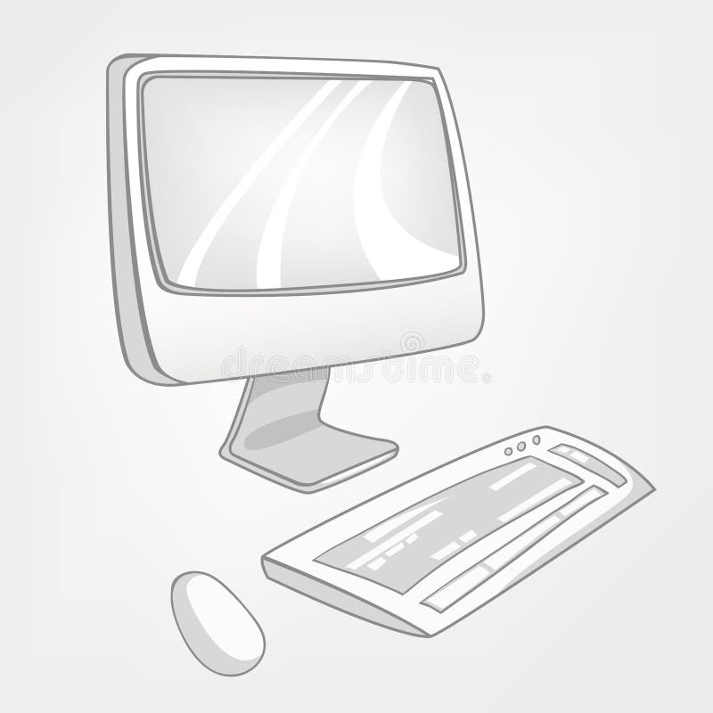 Cartoon Appliences Computer Stock Vector - Illustration of mobile ...