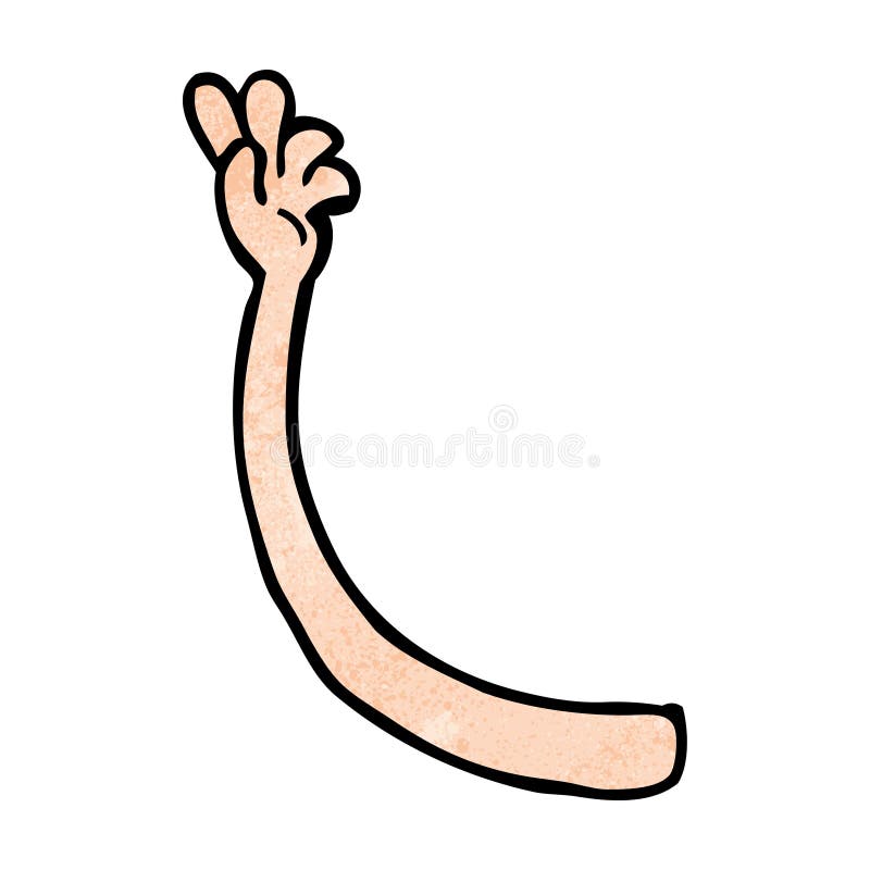 Cartoon arm gesture stock vector. Illustration of drawing - 38009817