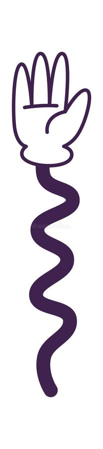 Cartoon Arm Hand stock vector. Illustration of cartoon - 274184719