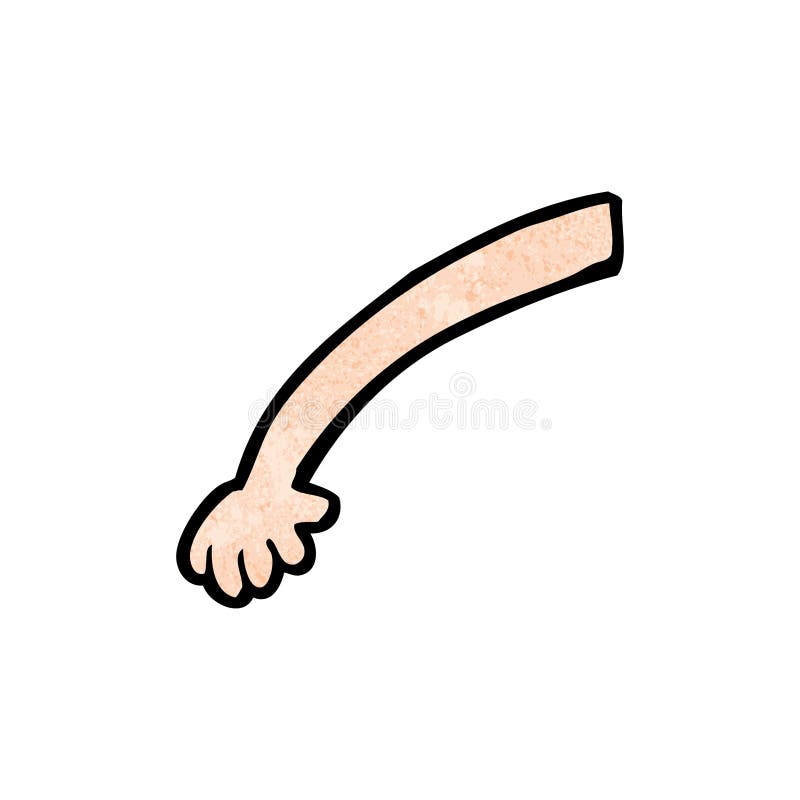 Cartoon arm stock vector. Illustration of funny, sign - 38008658