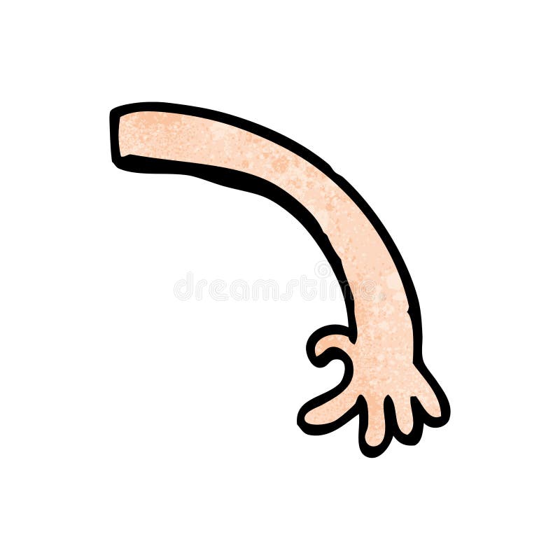 Cartoon arm stock vector. Illustration of clip, quirky - 38009668