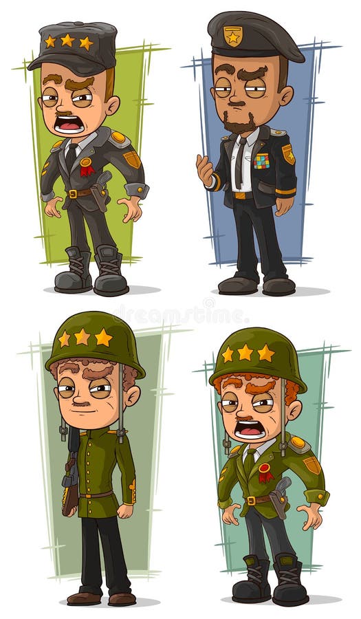 Cartoon Military General Stock Illustrations – 791 Cartoon Military ...